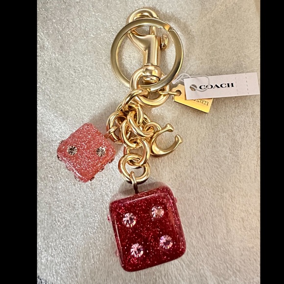 Coach | Accessories | Nwt Coach Dice Bag Charm | Poshmark